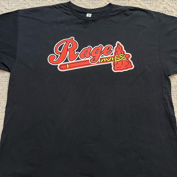 Gildan | Shirts | 22 Attila Band Rage Tour 222 Atlanta Braves Themed ...